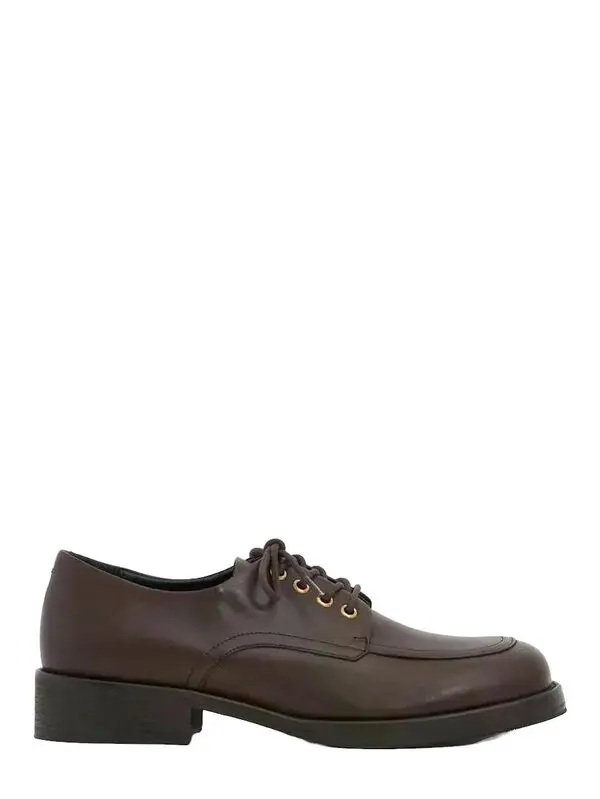 PARACIA Old Buster Leather Derby Shoes - Brown