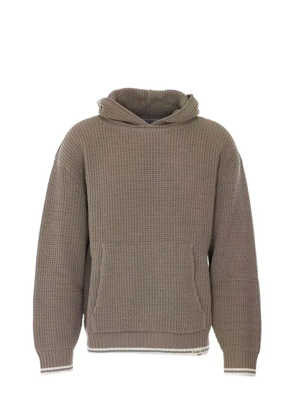 GOLDEN GOOSE Logo-patch Hoodie - Brown