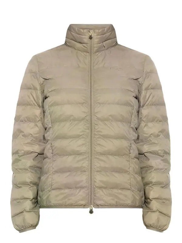 EA7 Logo-print Padded Jacket - Neutrals