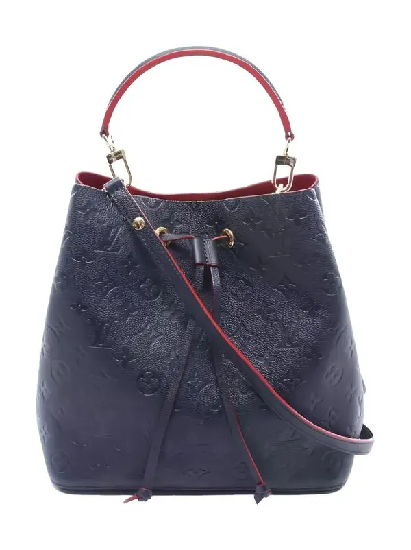 LOUIS VUITTON 2010s Neo Noe Monogram Empreinte Tote Bag - Blue