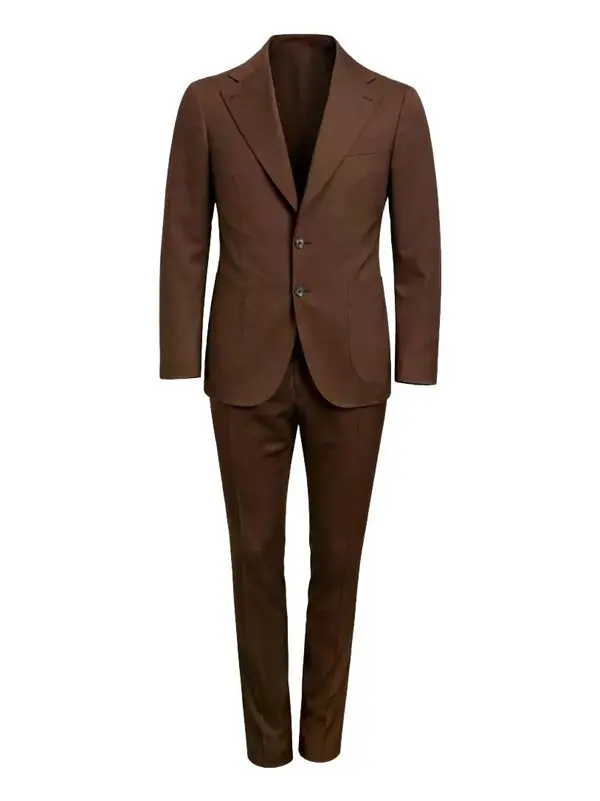 FRANZESE COLLECTION Stefano De Martino Single-breasted Suit - Brown