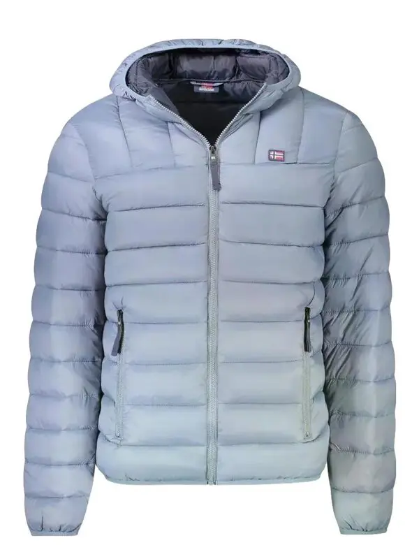 NORWAY 1963 Quilted Hooded Jacket - Blue
