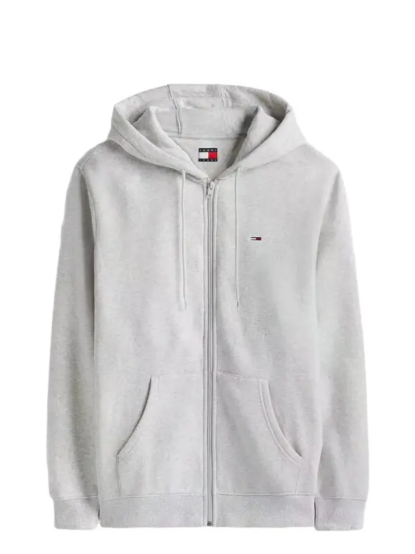 Tommy Hilfiger Essential Zip-up Hoodie - Grey