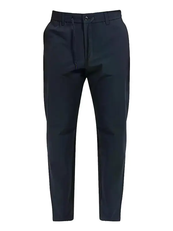 BOSS Drawstring Tapered-leg Trousers - Blue