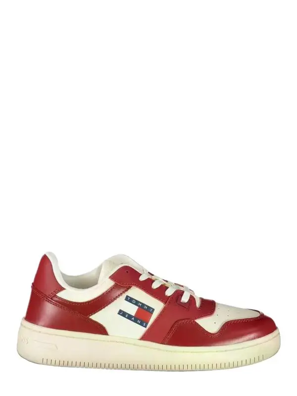 Tommy Hilfiger Panelled Platform Sneakers - Red