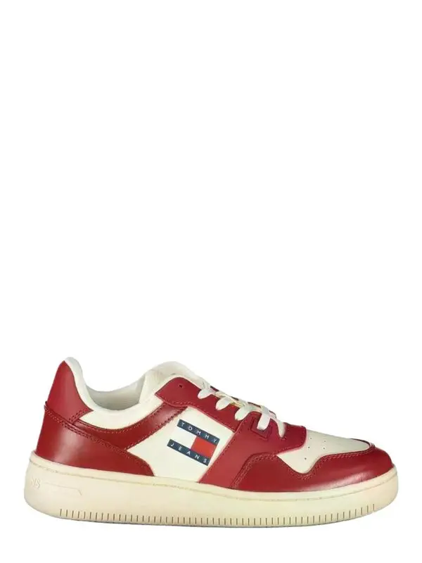 Tommy Hilfiger Panelled Platform Sneakers - Red