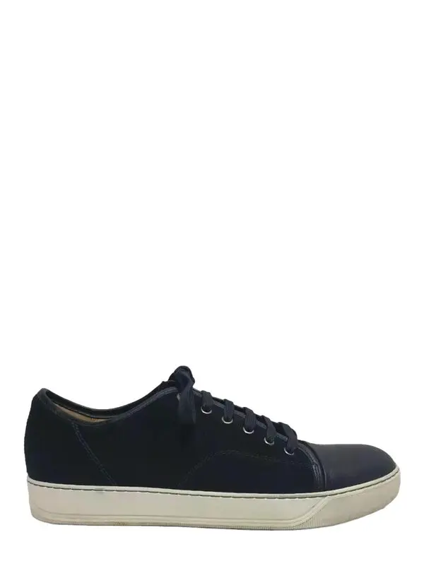 LANVIN Lace-up Toecap Sneakers - Blue
