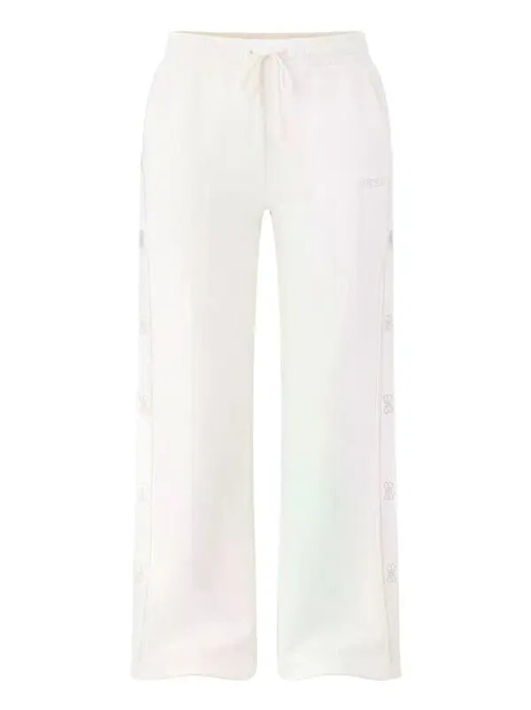Guess Logo-detail Track Pants - Neutrals