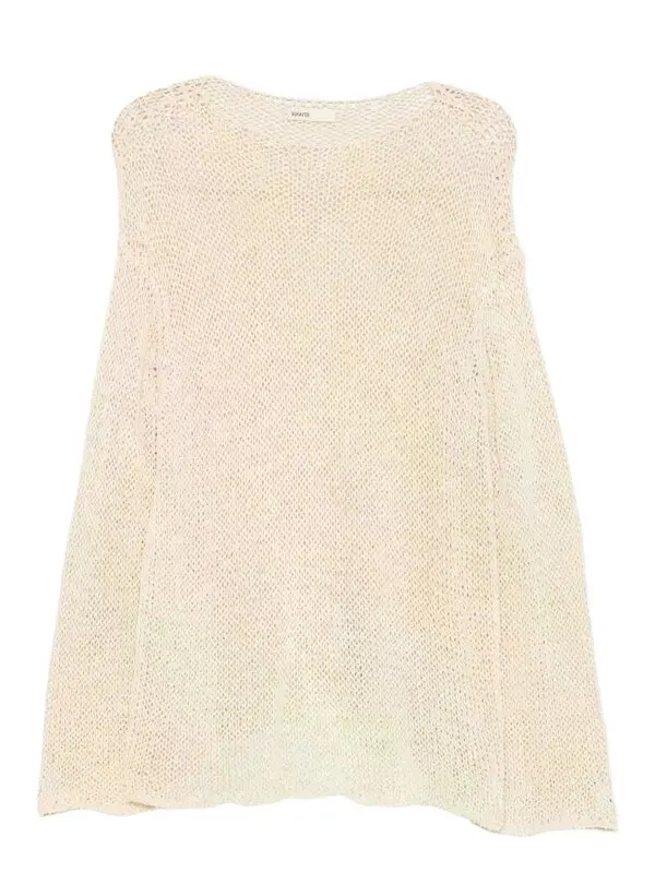 Khaite Davet Open-knit Top - Brown