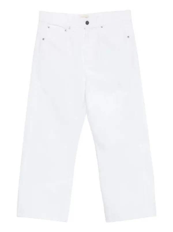 Khaite Boyle Wide-leg Jeans - White