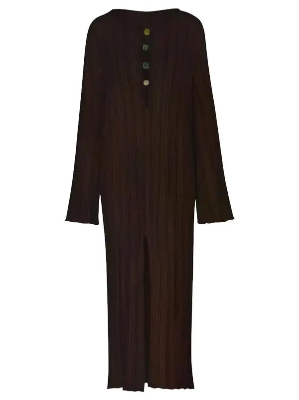 BAOBAB Mamu Resin-embellished Maxi Dress - Brown