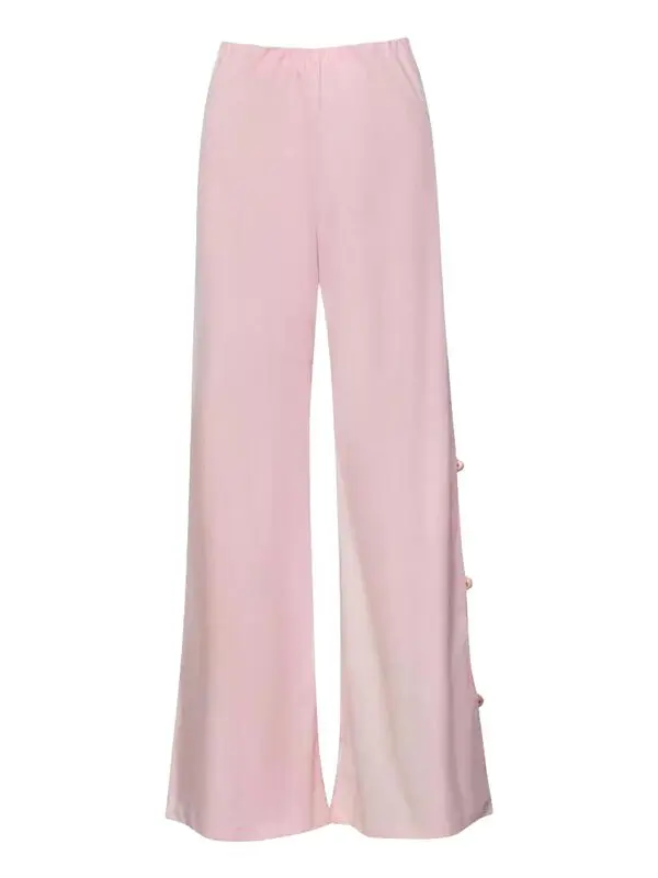 BAOBAB Wayra Embellished Slit Trousers - Pink