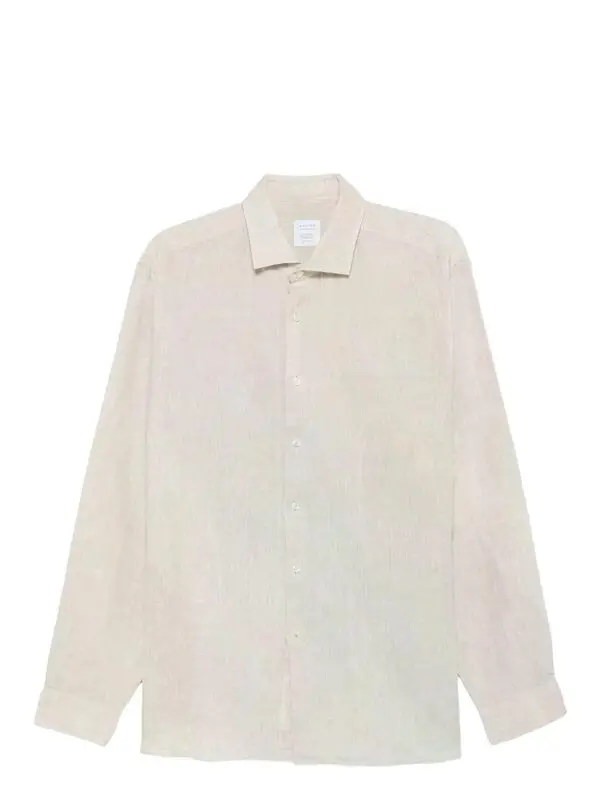 XACUS Long-sleeve Button-down Shirt - Neutrals