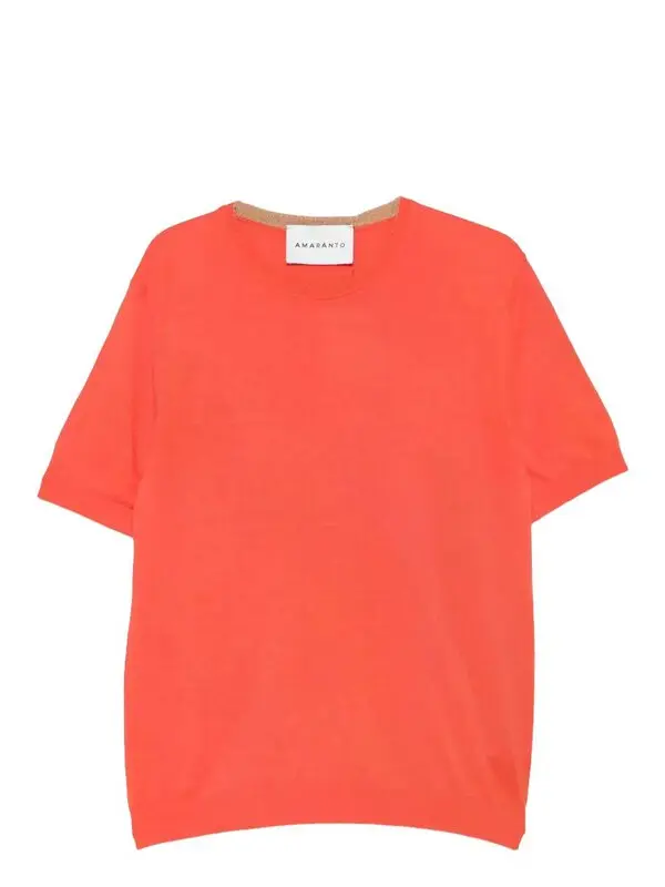 AMARANTO Short-sleeves T-shirt - Red
