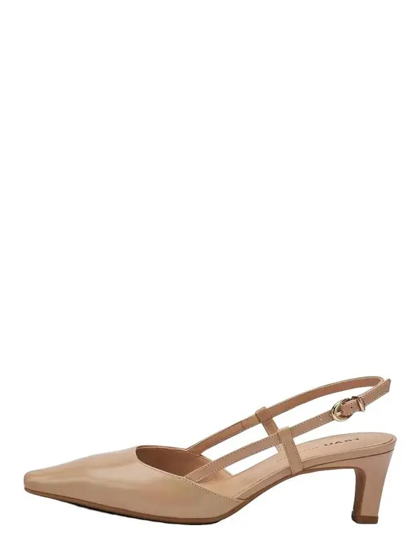FRAU Semi-polished Leather Slingbacks - Neutrals