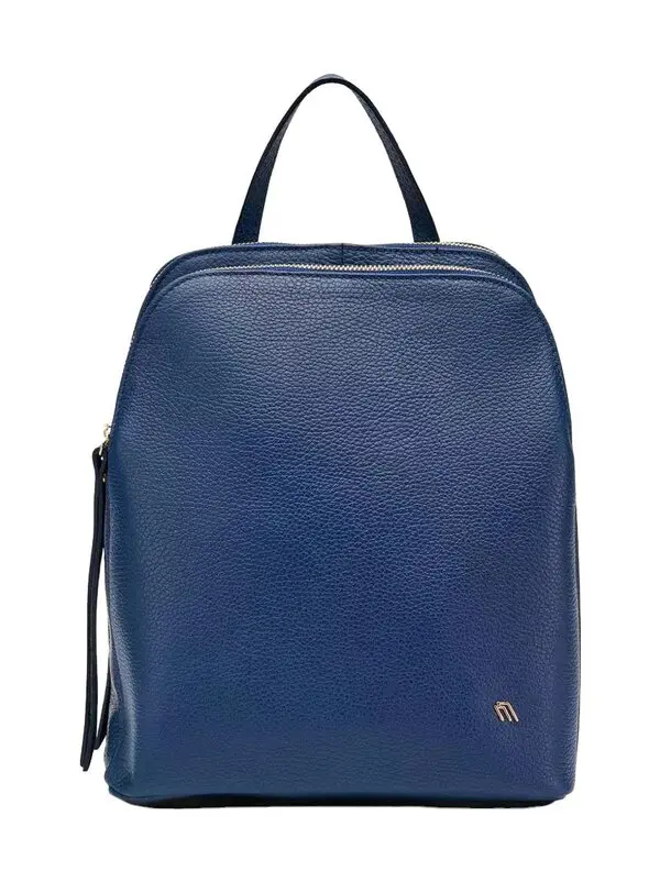 FRAU Pebbled Leather Backpack - Blue