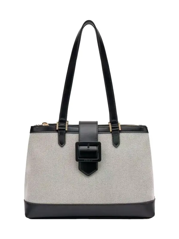 FRAU Buckle Tote Bag - Black