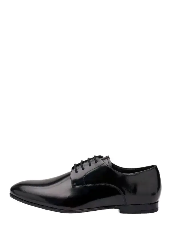 FRAU Polished Leather Derby Shoes - Black
