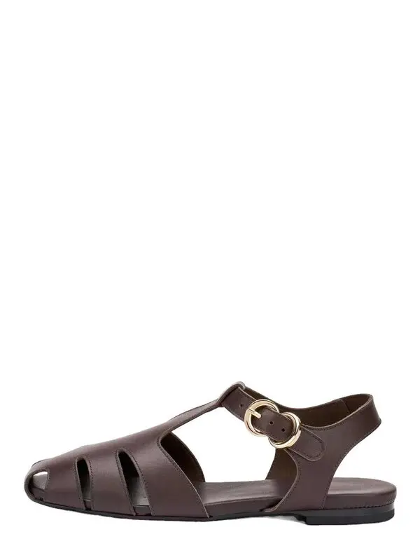 FRAU Buckled Fisherman Sandals - Brown