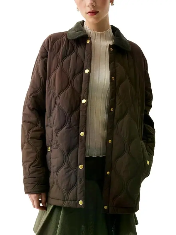 Hunter Witton Onion-quilted Jacket - Brown