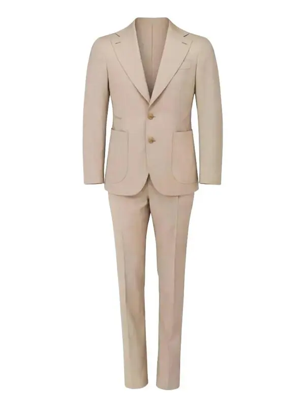 FRANZESE COLLECTION Stefano De Martino Single-breasted Suit - Neutrals