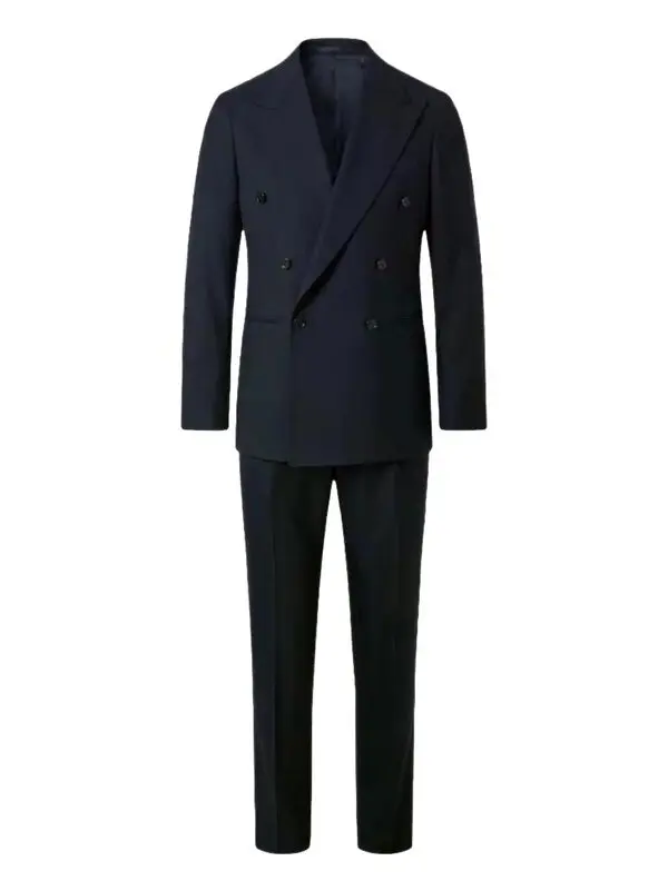 FRANZESE COLLECTION Beckham Double-breasted Suit - Blue