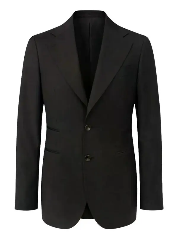 FRANZESE COLLECTION Beckham Single-breasted Blazer - Black