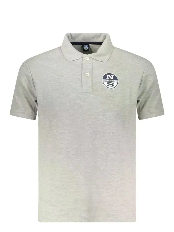 NORTH SAILS Logo-patch Polo Shirt - Grey