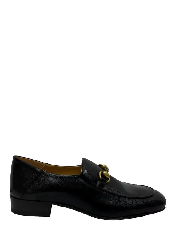Gucci Horsebit Leather Loafers - Black