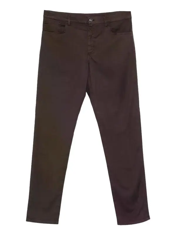 Canali Five-pocket Trousers - Brown