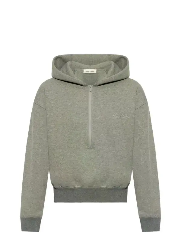 Fear Of God Logo-patch Hoodie - Grey