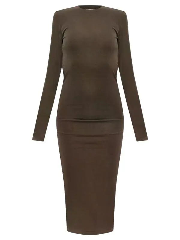 Fear Of God Essentials Long-sleeve Dress - Brown
