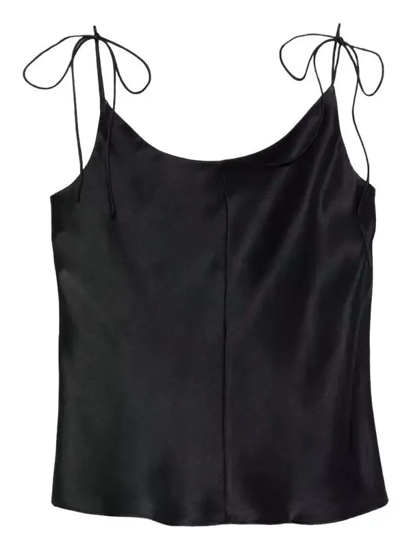 Tove Paloma Tie-strap Top - Black