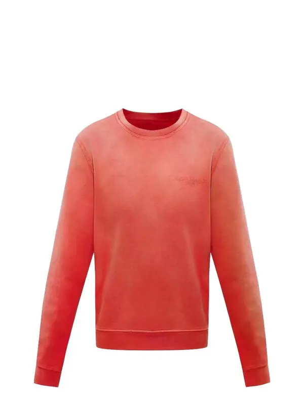 MAISON MARGIELA Logo-embroidered Sweatshirt - Red