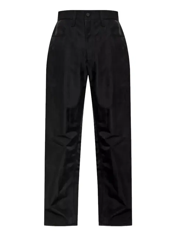Fear Of God Essentials Textured Straight-leg Trousers - Black