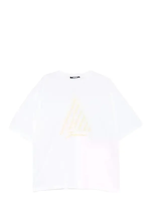 Jacquemus Voilier Embroidered-logo T-shirt - Brown