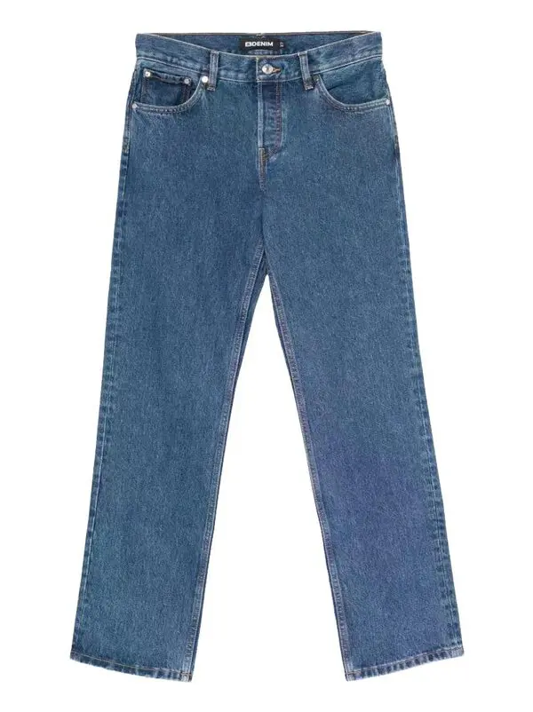 EB DENIM Ariel Mid Rise Wedgie Manhattan Jeans - Blue