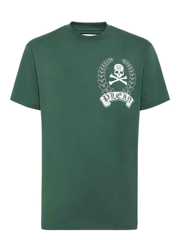 Philipp Plein Logo-print Cotton T-shirt - Green