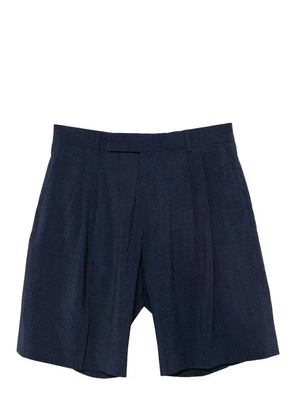 Paul Smith Pleated Shorts - Blue