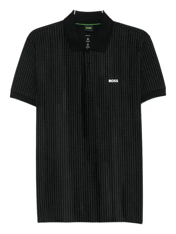 BOSS Short-sleeve Polo Shirt - Black