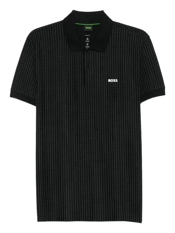 BOSS Short-sleeve Polo Shirt - Black