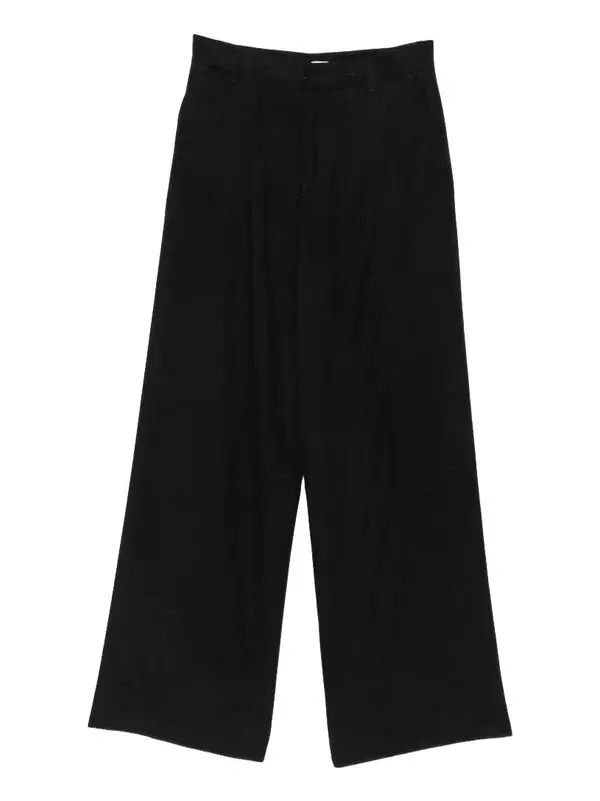 COVERT Wide-leg Trousers - Black