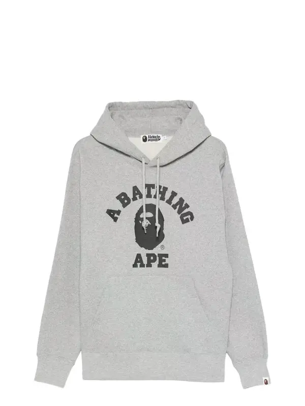 BAPE BLACK BY *A BATHING APE® Logo-print Hoodie - Grey