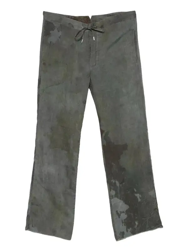 KANG Drawstring-waist Trousers - Grey