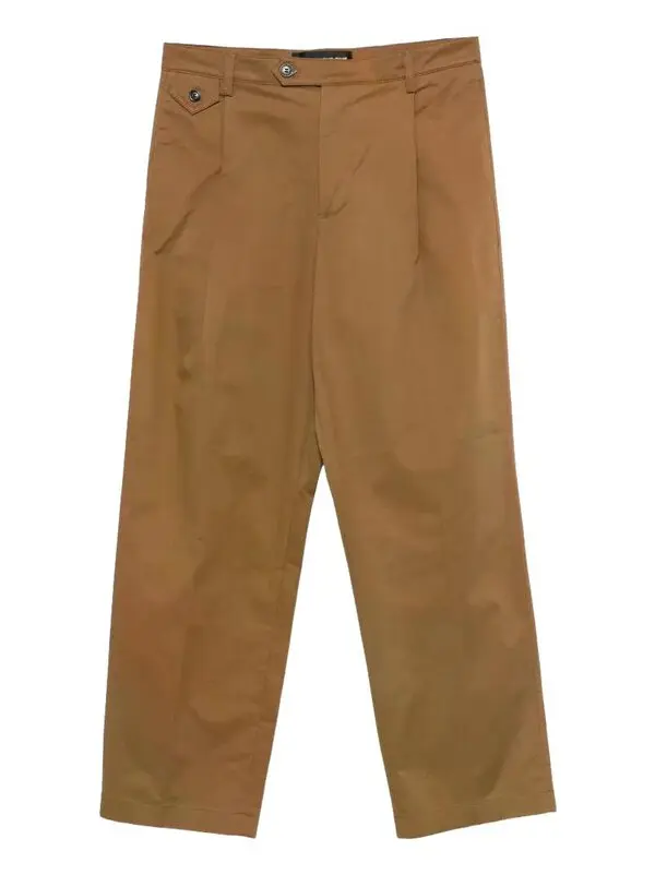 DEPARTMENT 5 Rushen Pleated Straight-leg Trousers - Brown
