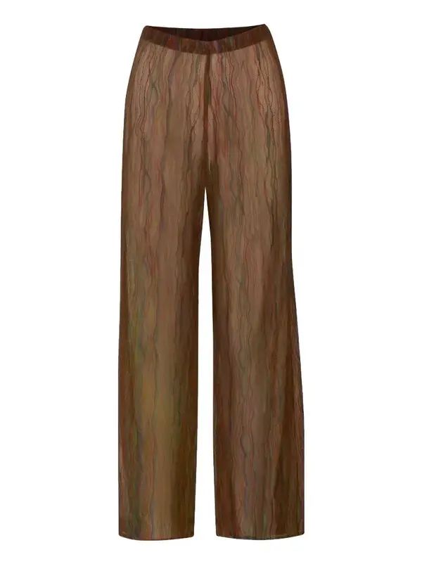 BAOBAB Gola High-rise Trousers - Brown