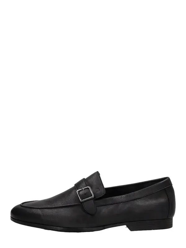 FRAU Buckle-detail Loafers - Black