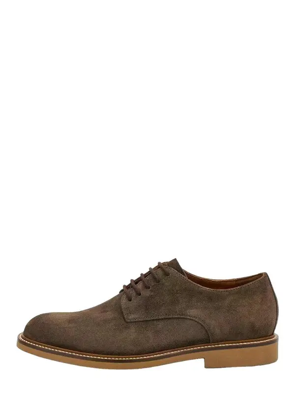 FRAU Suede Lace-up Shoes - Brown