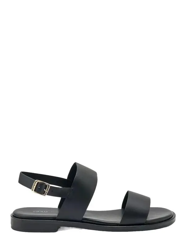 FRAU Double-strap Sandals - Black