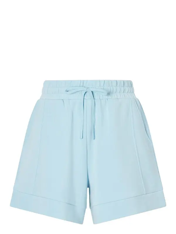 Varley Atrium Jersey High-rise Shorts - Blue